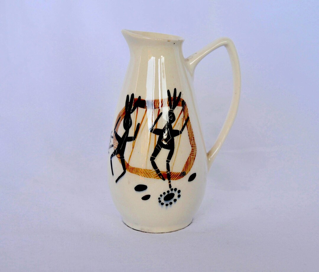 Vintage Studio Anna Vase, Indigenous Aboriginal Theme, Aboriginal ...