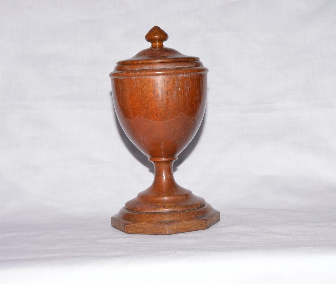Antique Ancient Ciboria at Calices, Treen or Peaseware Urn and Cover ...