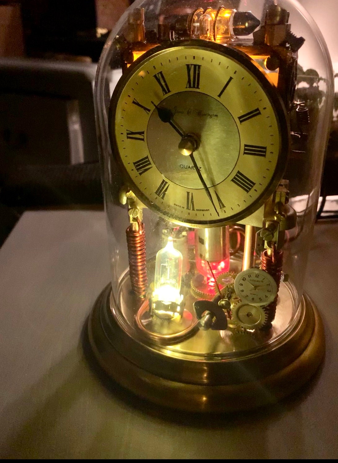 Steampunk Dome Clock - Etsy