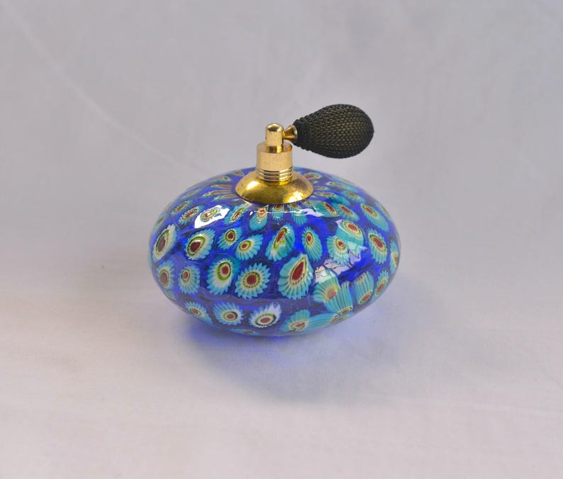 Millefiori Perfume Atomiser Bottle Glass, Hand Blown Venetian - Etsy