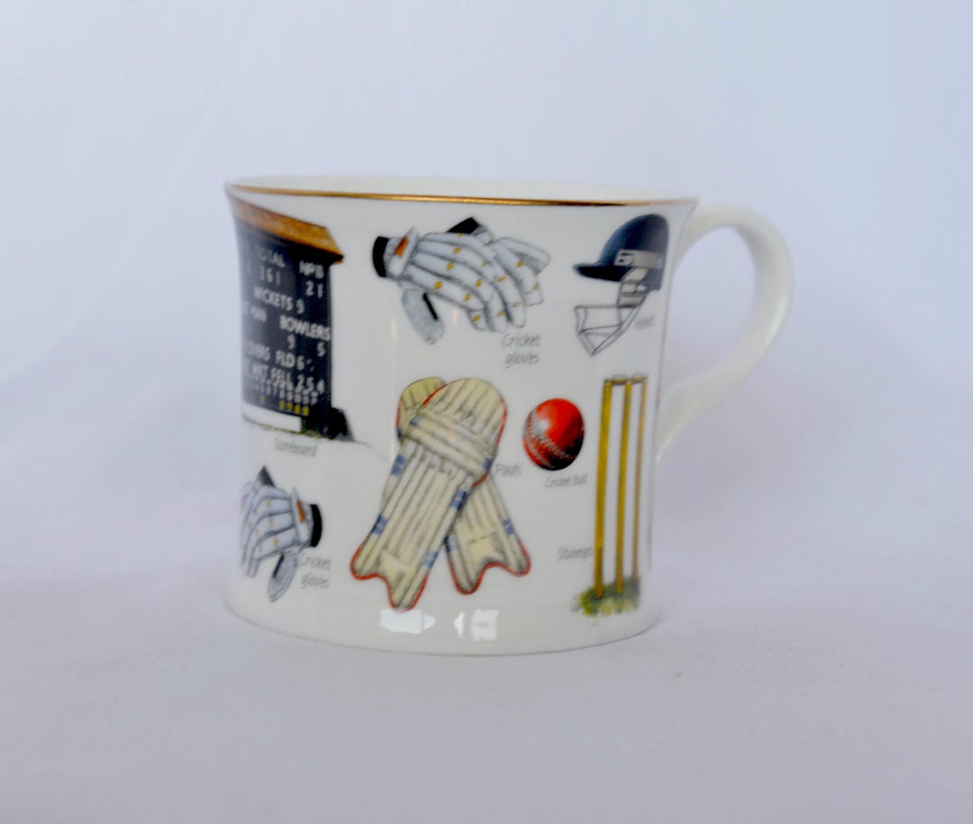 Heritage Fine Bone China Cricket Mug, Collectable Mugs, Made in England ...