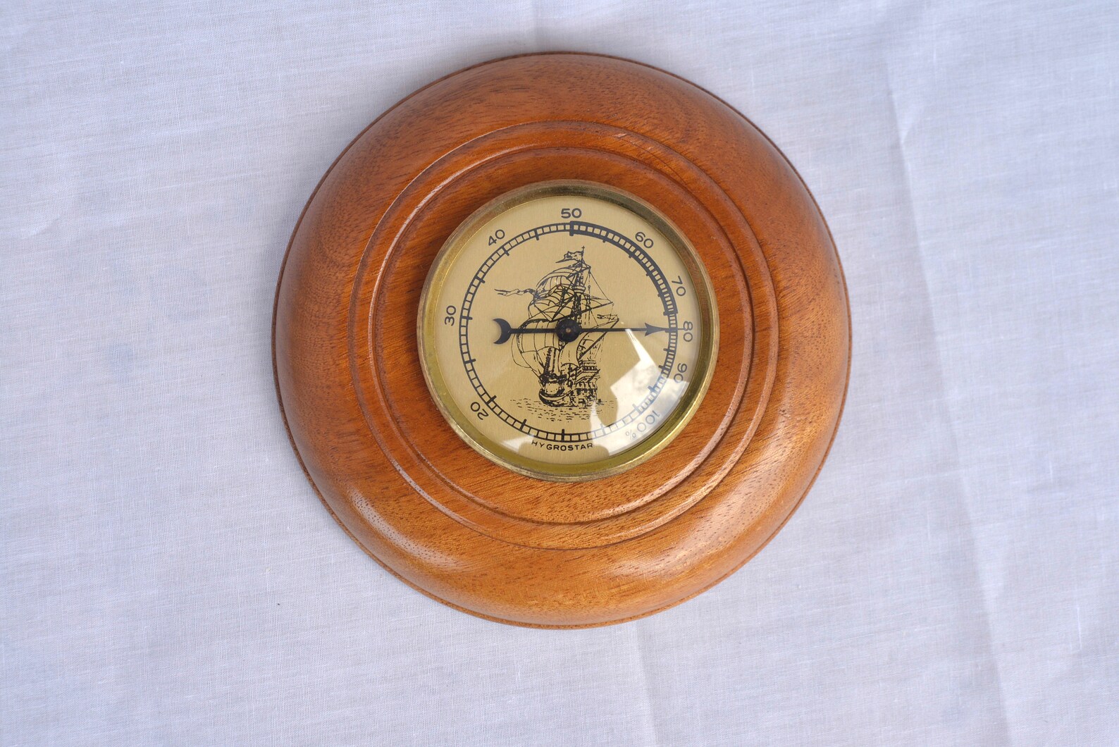 Oakwood Wall Weather Hydrometer, Navy Pattern Beautiful Deal, Made With ...