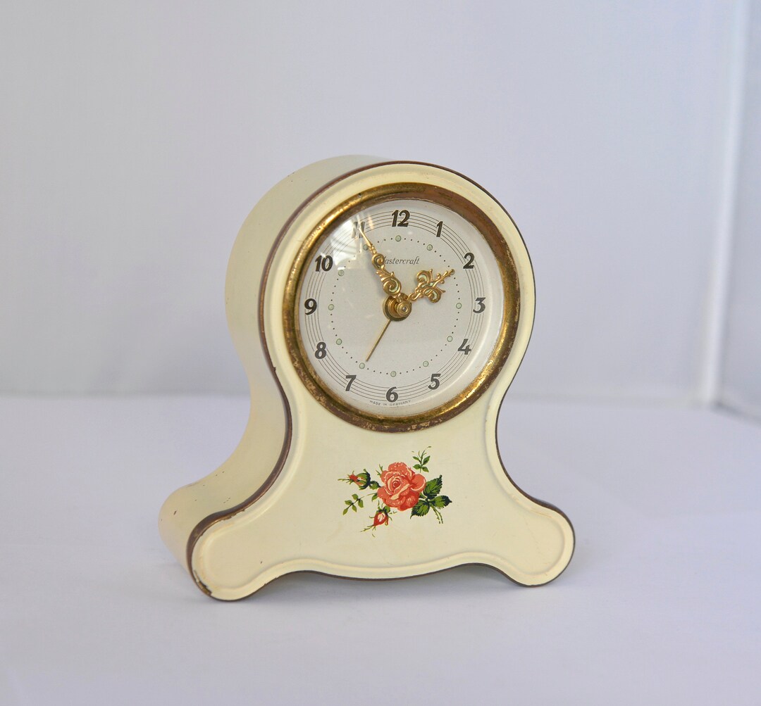 Small Vintage German Musical Clock, Vintage Reuge Swiss Musical ...
