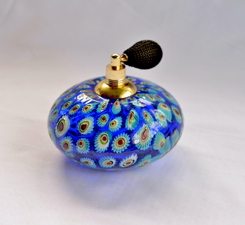 Millefiori Perfume Atomiser Bottle Glass, Hand Blown Venetian - Etsy