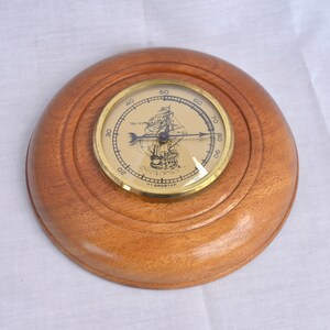 Oakwood Wall Weather Hydrometer, Navy Pattern Beautiful Deal, Made With ...