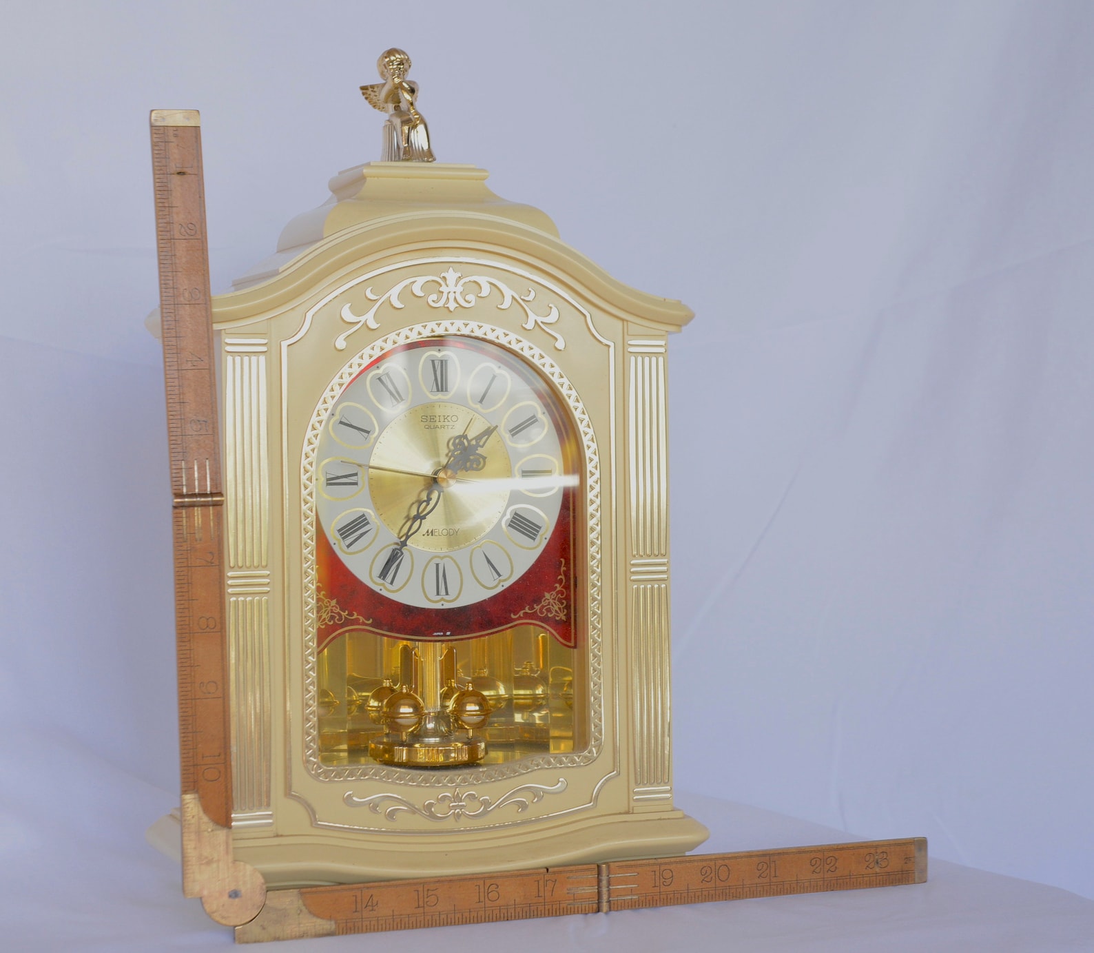 Rhythm Japanese Clock, Seiko Quartz Melody, Ikegami Musical Clock Angel ...
