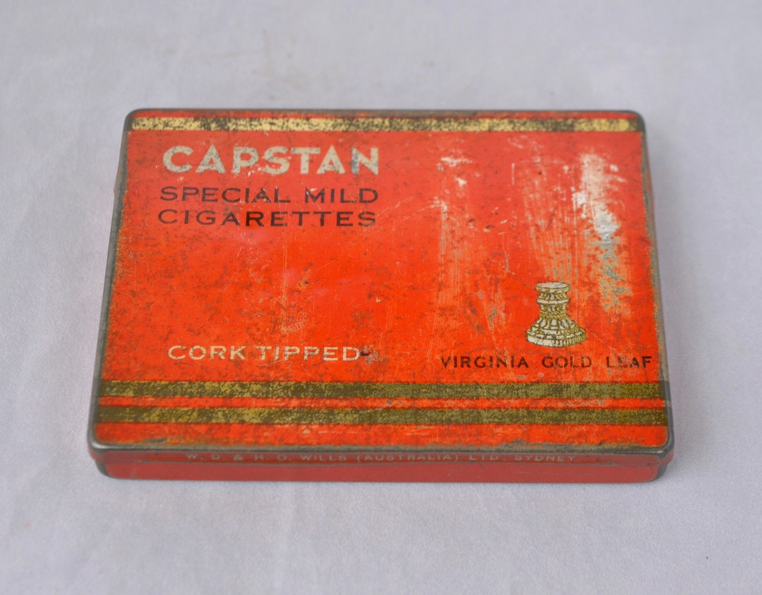 Vintage Capstan Cigarette Tin, Excellent for Collectors. - Etsy