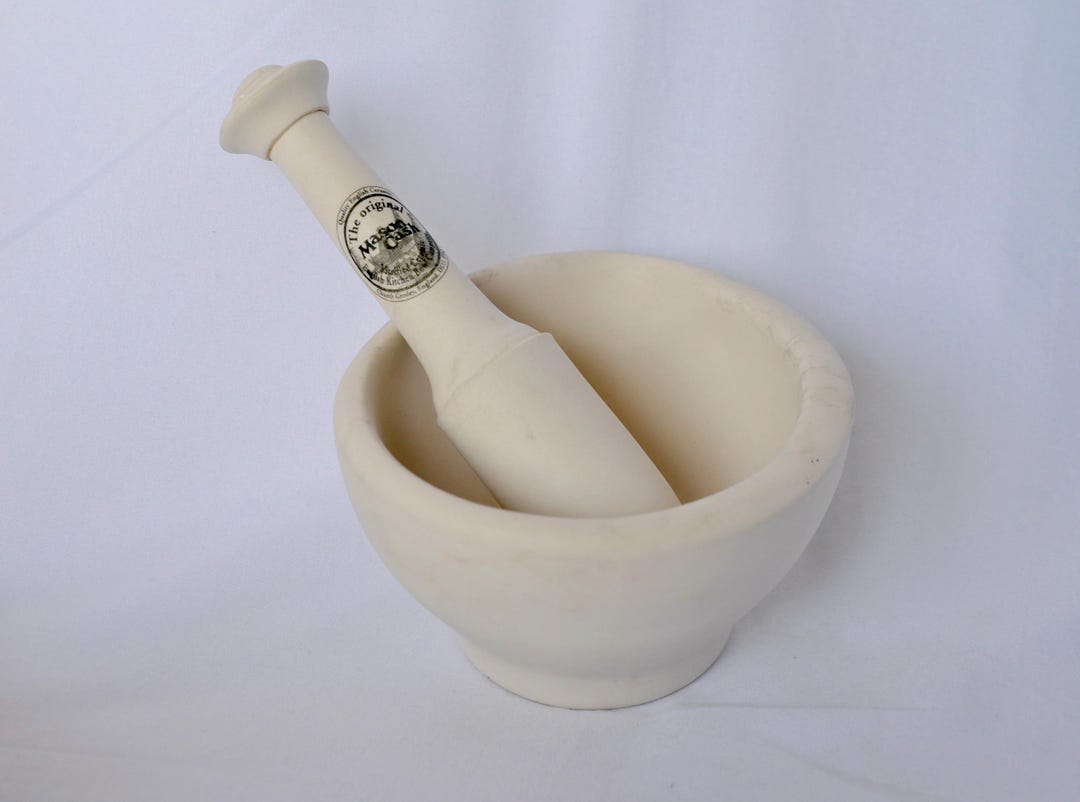 Mason Cash Pestle and Mortar, Original English Pestle Mortar Baking ...