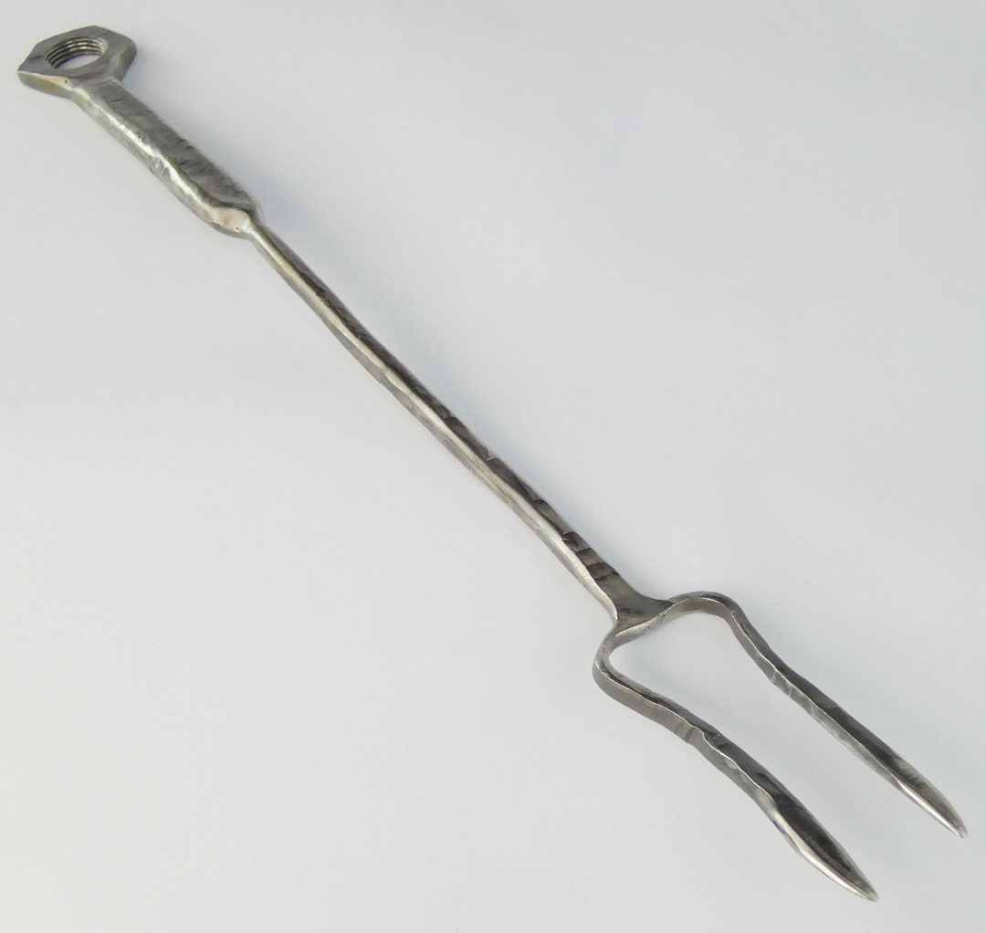 Grill Fork, Stainless Steel, Forged, Unique - Etsy