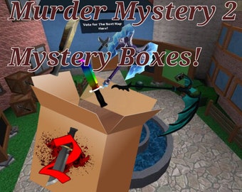 Roblox Murder Mystery 2 MM2 Batwing Set Ancient Godly Knifes and Guns ...