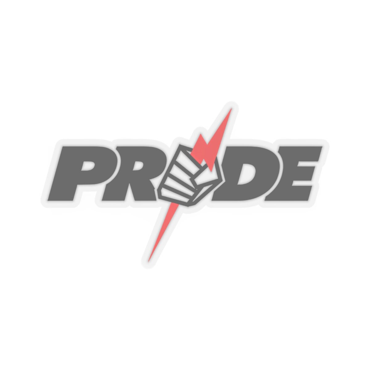 Pride FC Black Logo Sticker - Etsy