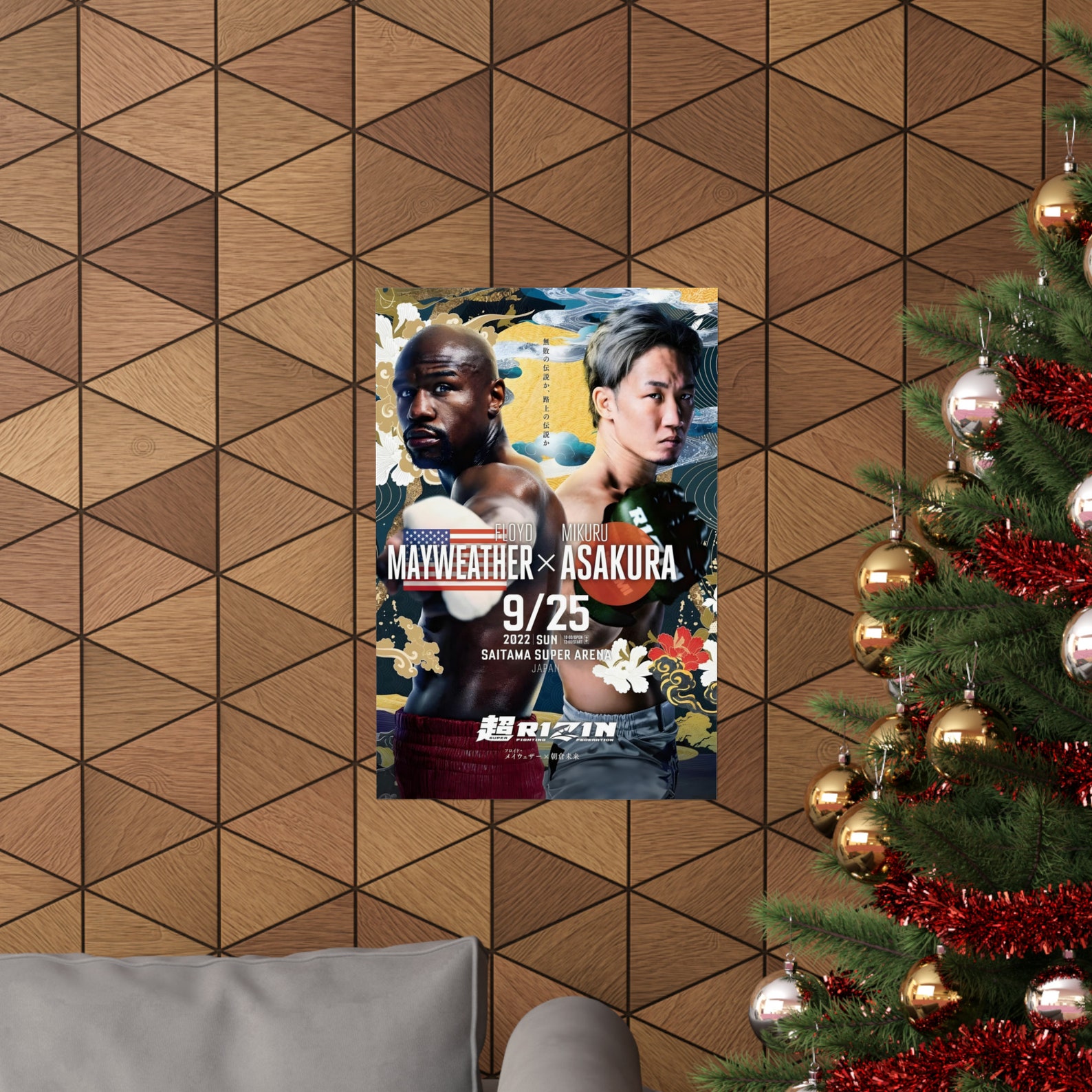 Rizin 2022 Mayweather Vs. Asakura Boxing Poster Print - Etsy
