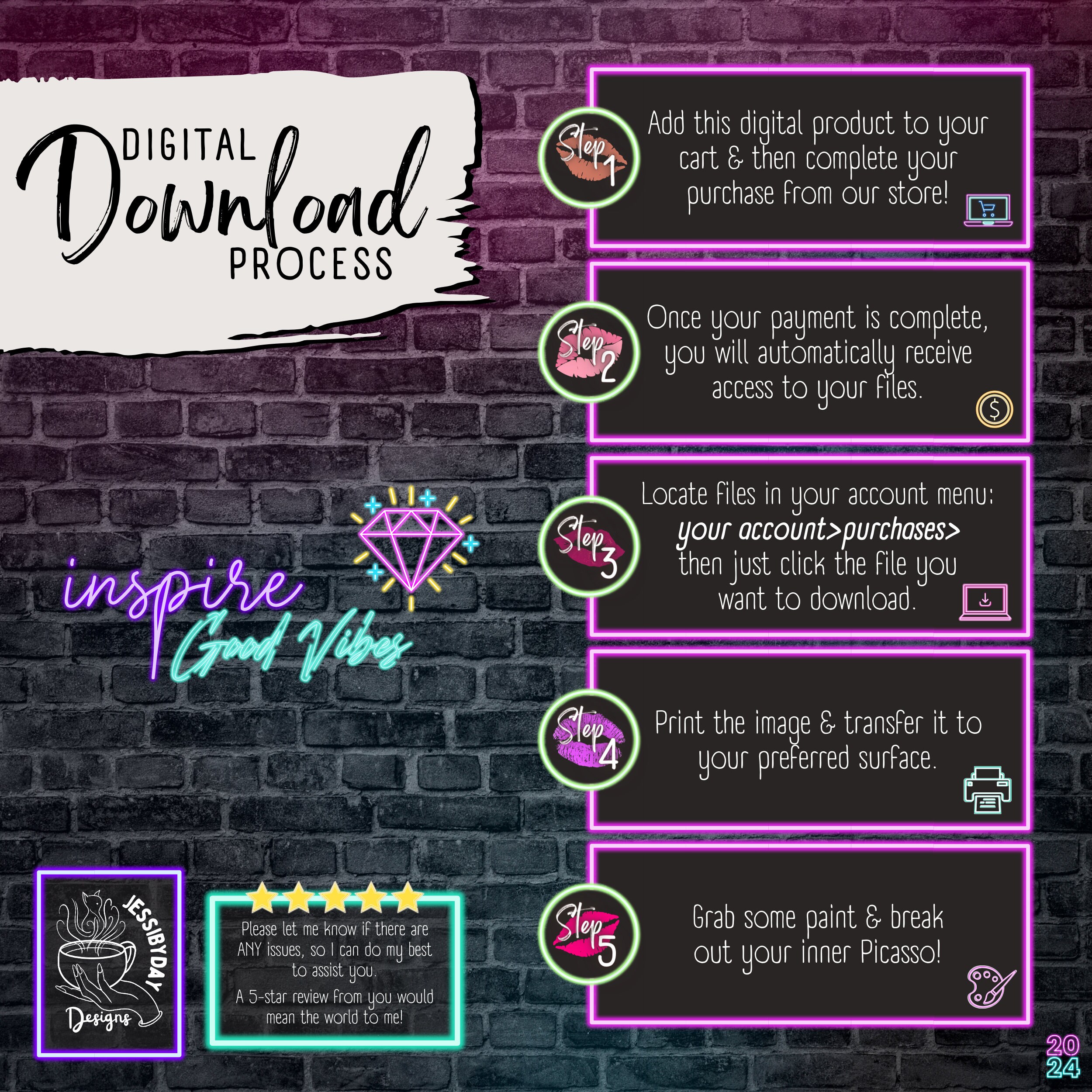 Hand-drawn, Printable Template, Adult Painting, DIY Paint & Sip Party ...