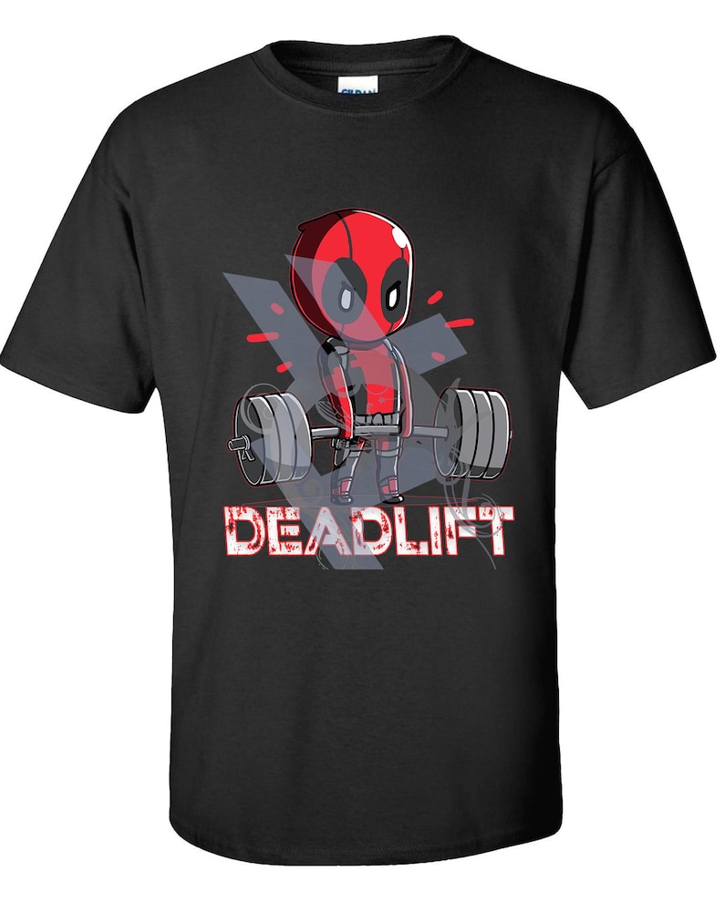 Deadlift Deadpool, Deadpool Png, Shirt Designs, Gym Themed Png, Workout ...