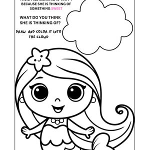 Printable A4 20 Pages Activity Coloring Book the Little Mermaid and ...