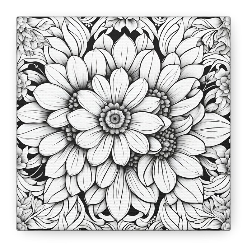 DIY Paint or Color Your Own Canvas - Etsy