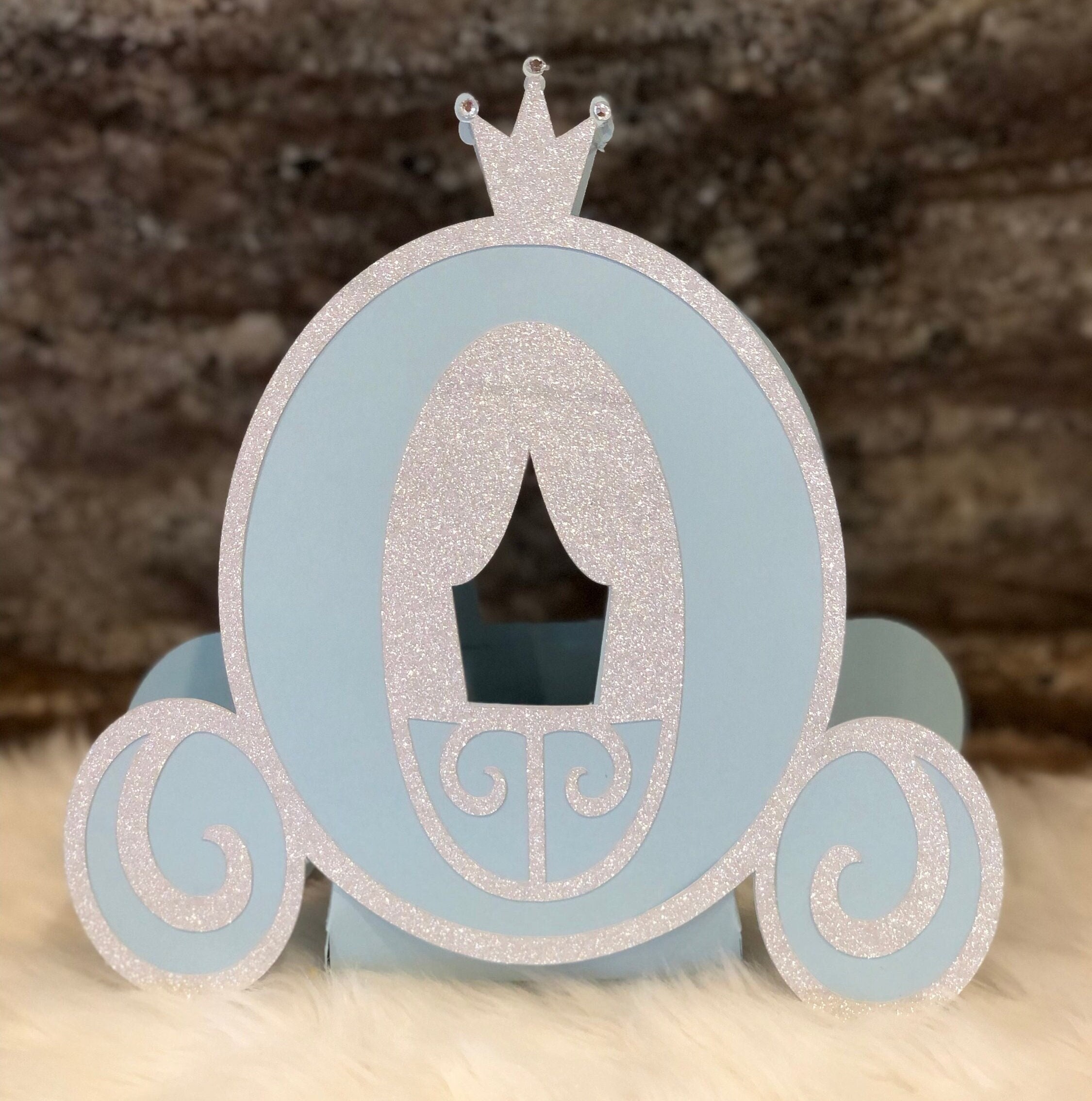 Princess Carriage Favor Boxes Centerpieces Princess Party Decoration ...
