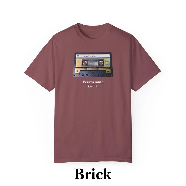 Gen X Shirt Mix Tape Cassette Old School Generation X, 70's 80's 90's T ...