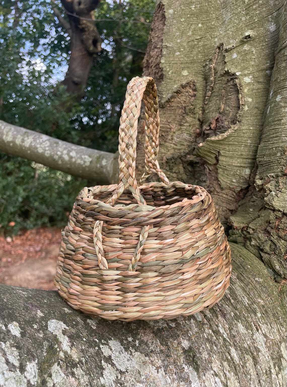 Hand Made Woven Berry Basket - Etsy
