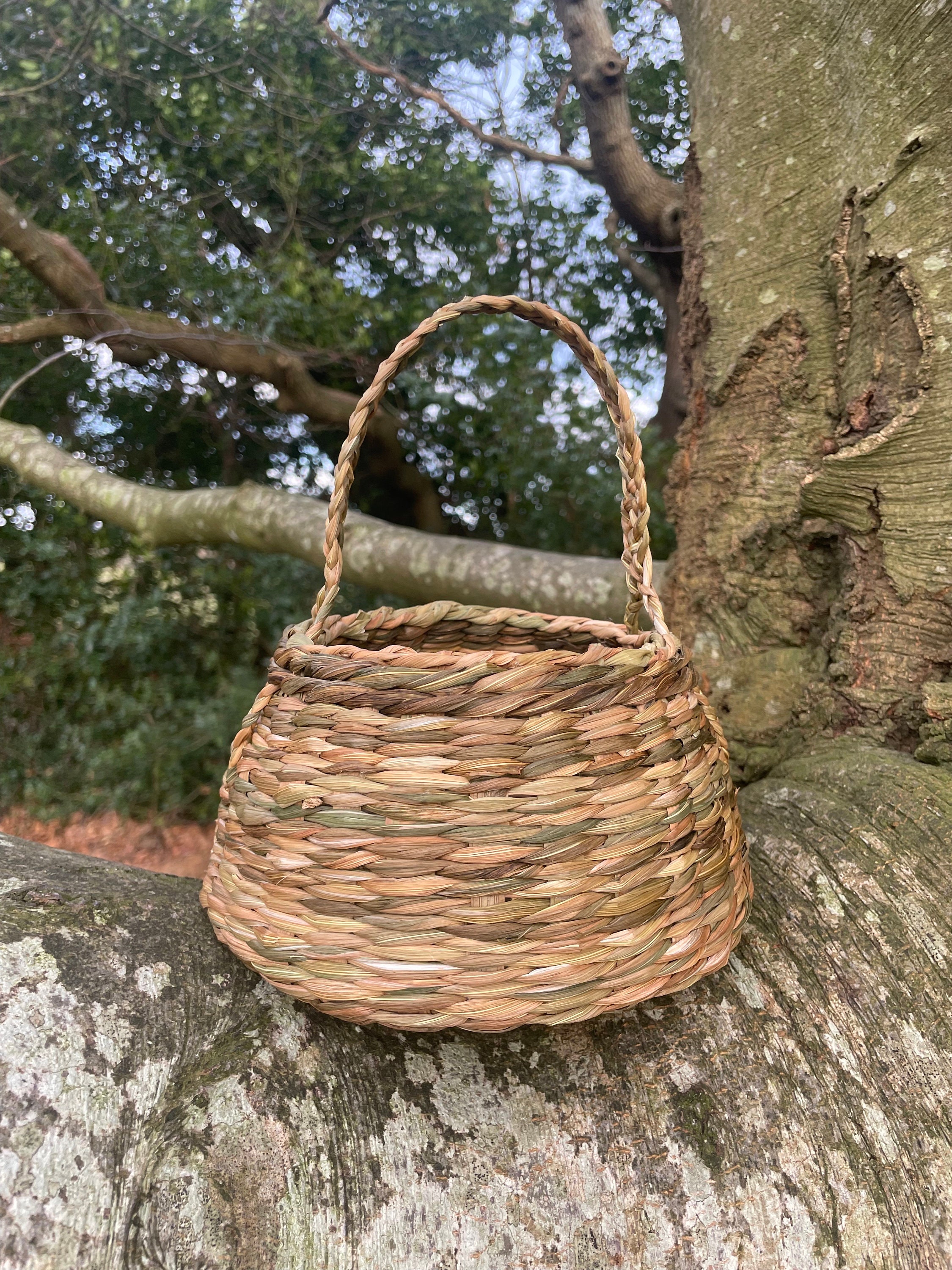 Hand Made Woven Berry Basket - Etsy