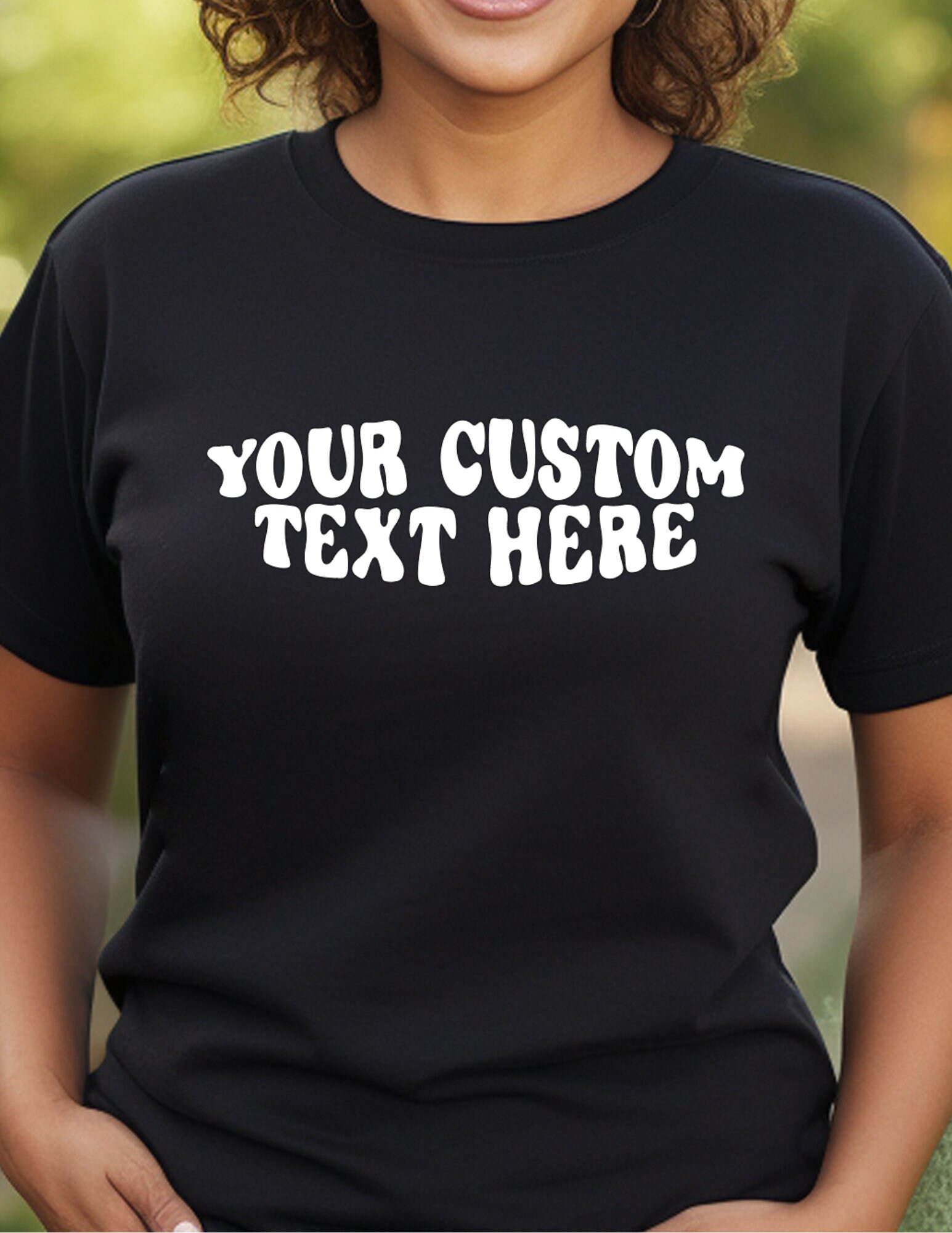 T-shirt Custom Puff Design Embossed Design Customized Your Text in 3D ...