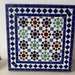 Handcrafted Square Mosaic Table Top- Colorful Square Mosaic Table Top ...