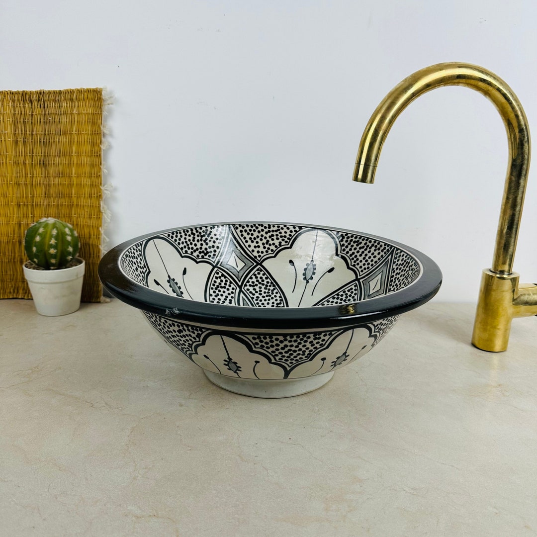 Handmade Sink-made From Ceramic 100% Handmade Hand Painted, Ceramic ...