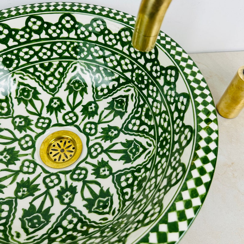 Emerald Green Bathroom Vessel Sink Made From Ceramic-undermount Sink ...