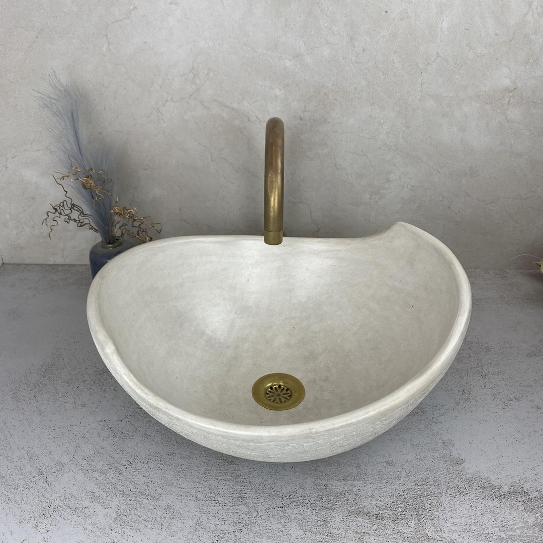 Moroccan Oval Tadelakt Sink-unique Oval Tadelakt-modern Oval Tadelakt ...