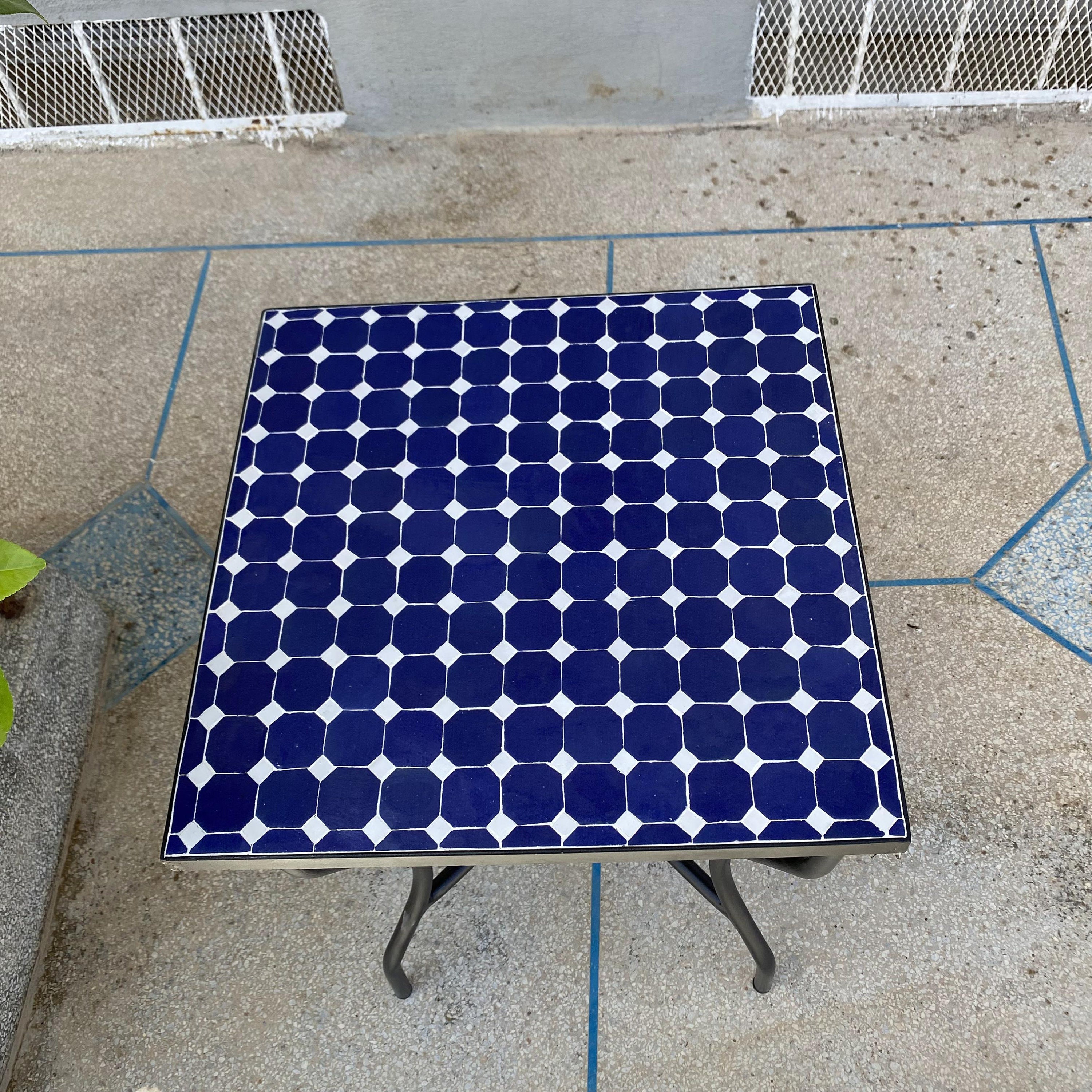 Mid Century Modern Dining Squire Table for Yard Decor, Mosaic Squire ...