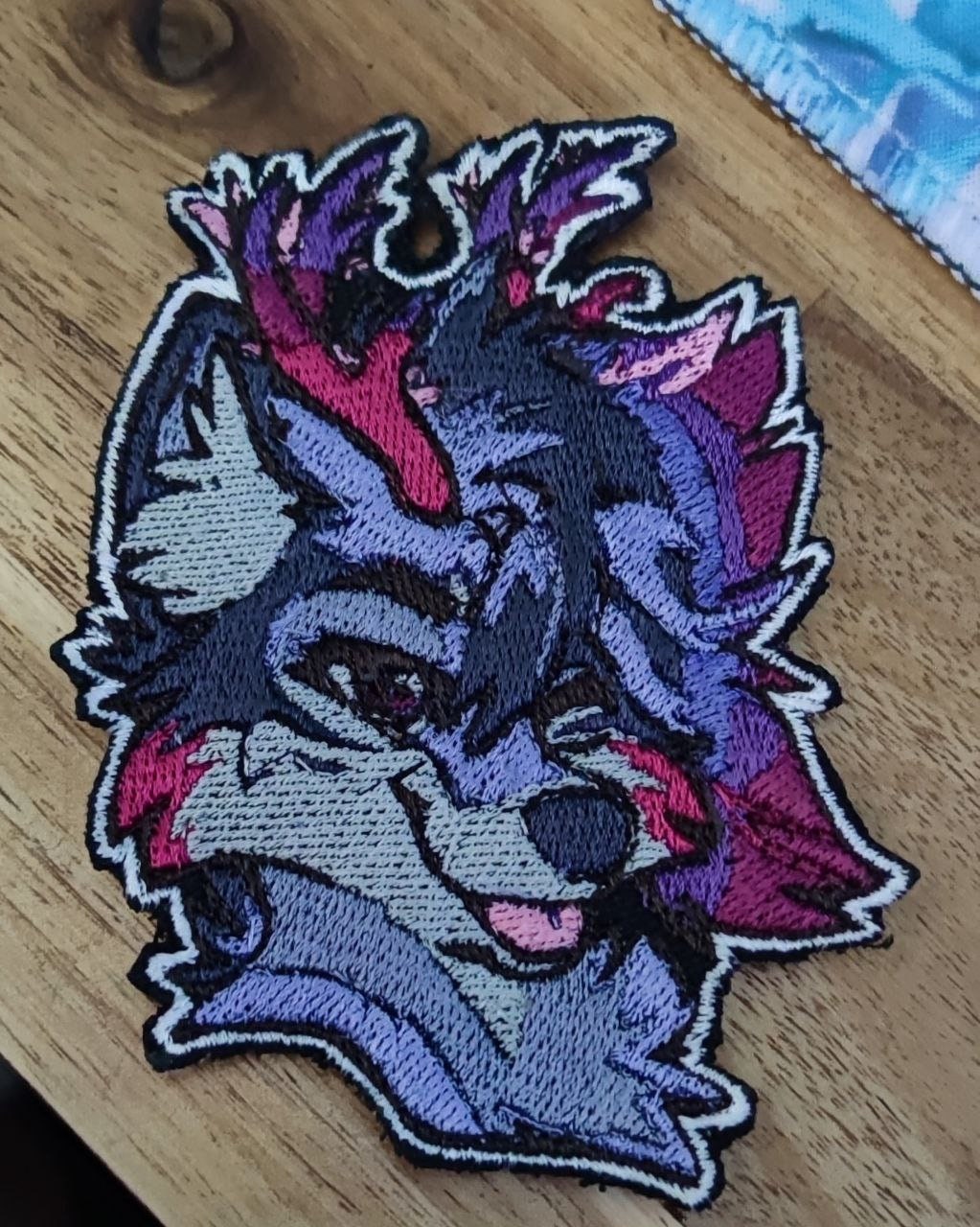 Custom Embroidered Fursona / Furry Patch - Etsy