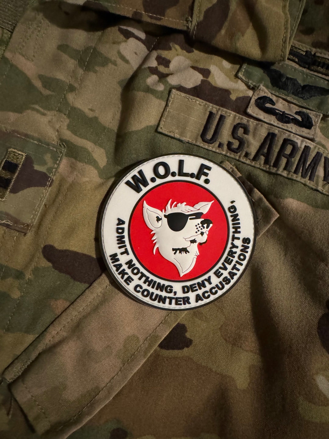 Warrant Officer Liberation Front Army Morale Patch Pvc/velcro - Etsy