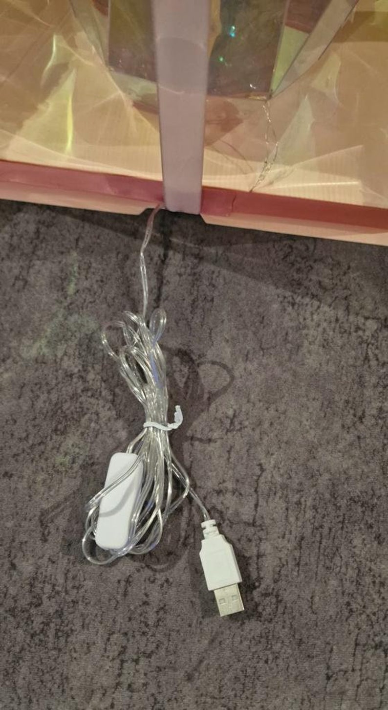 Holographic Light up LED Teddy Bear in Gift Box for Valentine's Day ...