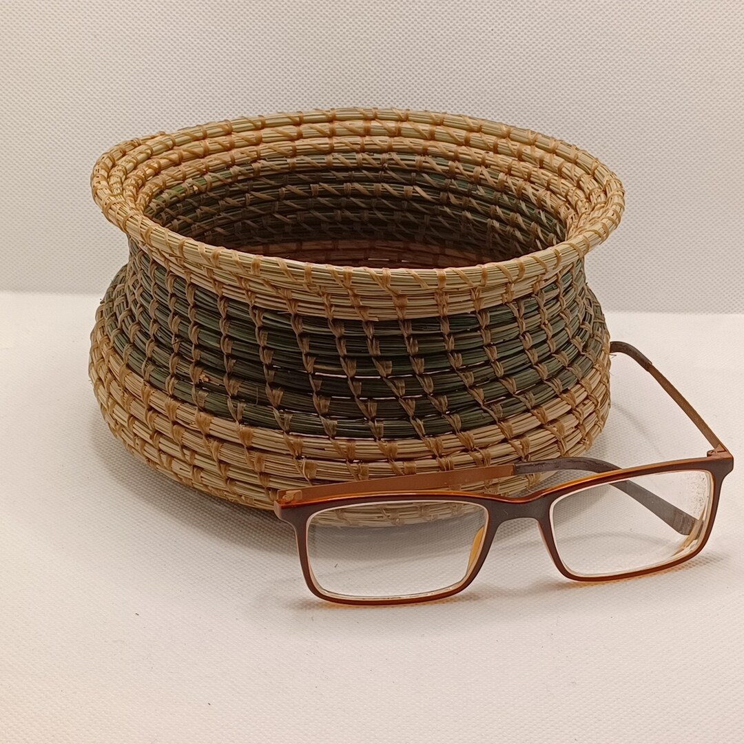 Longleaf Pine Needle Basket - Etsy