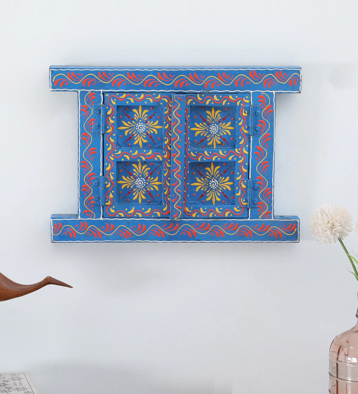 Indian Traditional Frame/hand Painted Wall Hanging Jharokha/home Decor ...