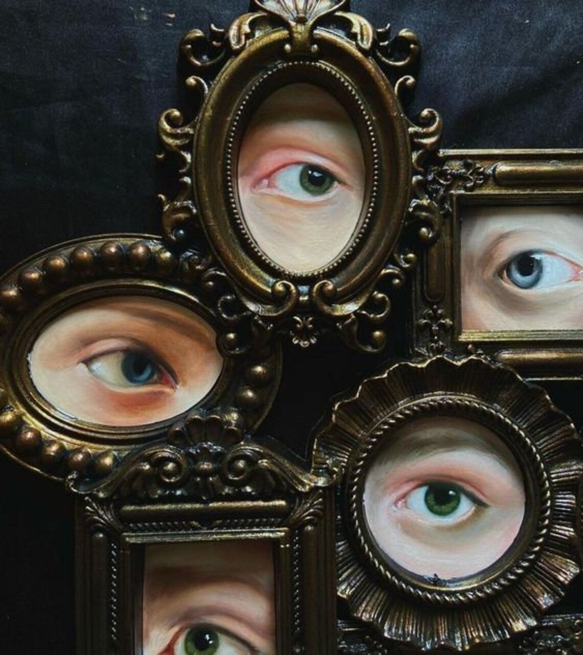 Few Hours Left at THIS PRICE Lovers Eyes, 50 Eyes Detail Painting ...