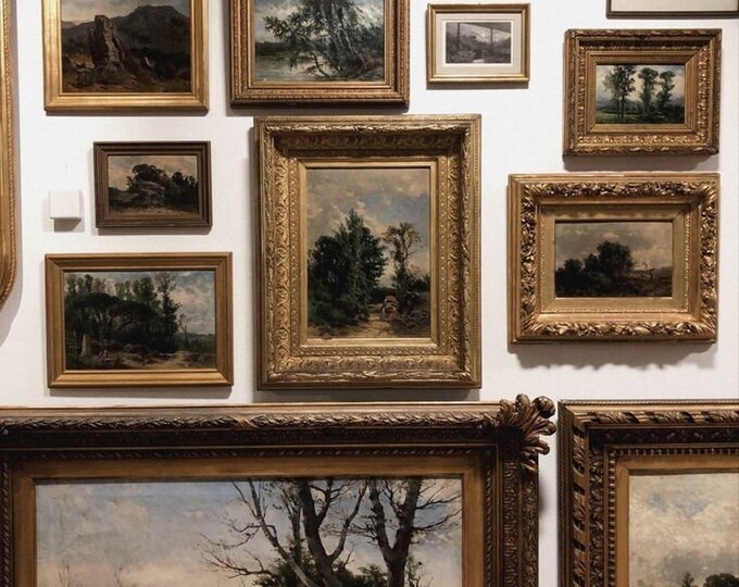 Vintage Gallery Wall Print SET Set of 20 French Country Landscape ...