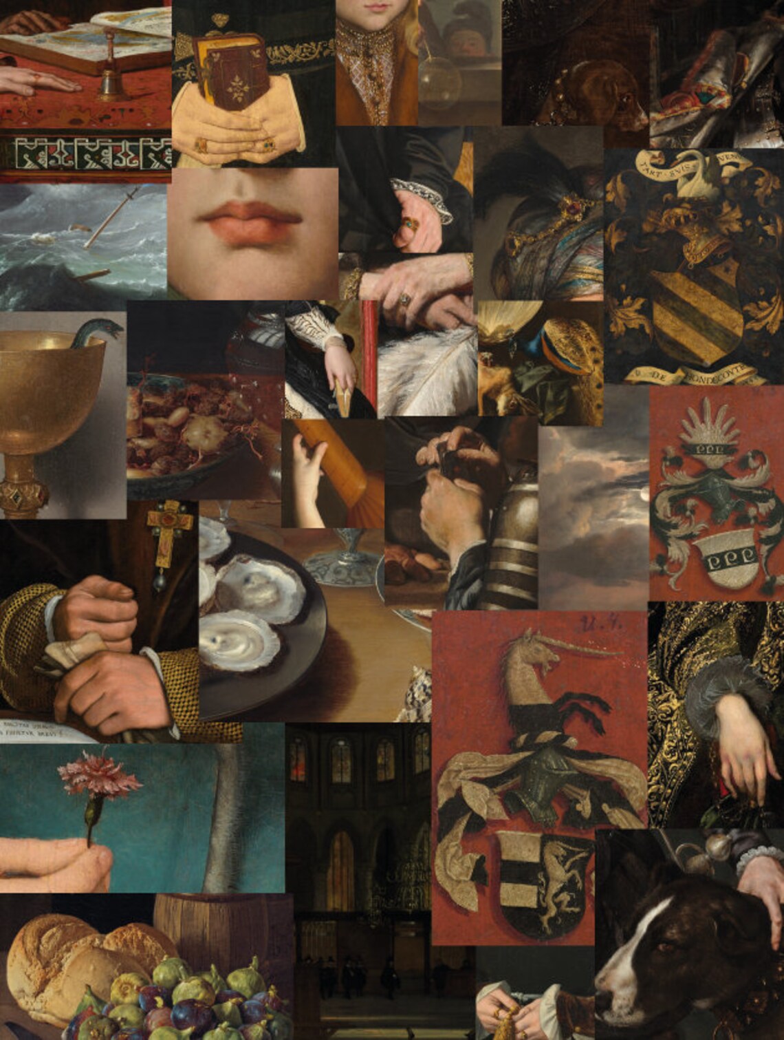 Decadent Art Details, MEGA BUNDLE 55 Detail Painting, Collage Painting ...