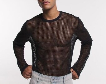 White Bling Rhinestone Crystal Mesh Tank Top, See Through Fishnet ...