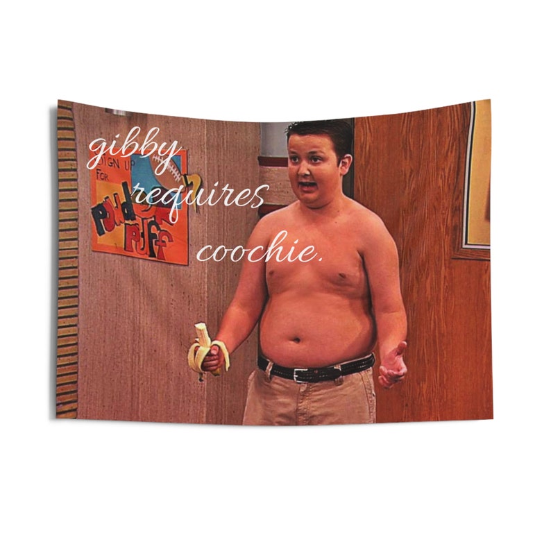 Meme Tapestry - Funny Gibby Wall Hanging, Party Decorations & Dorm Room Art Poster, Unique ...