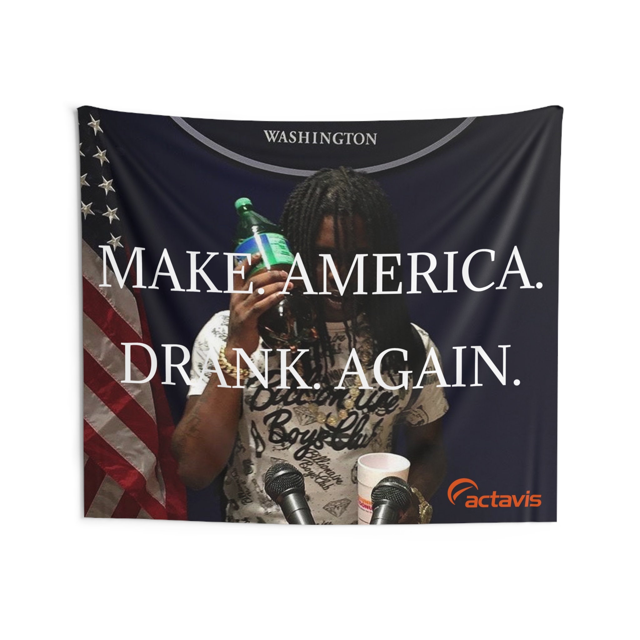 Chief Keef Flag Tapestry | Hip Hop Wall Decor & Rapper Art | Music Fan ...