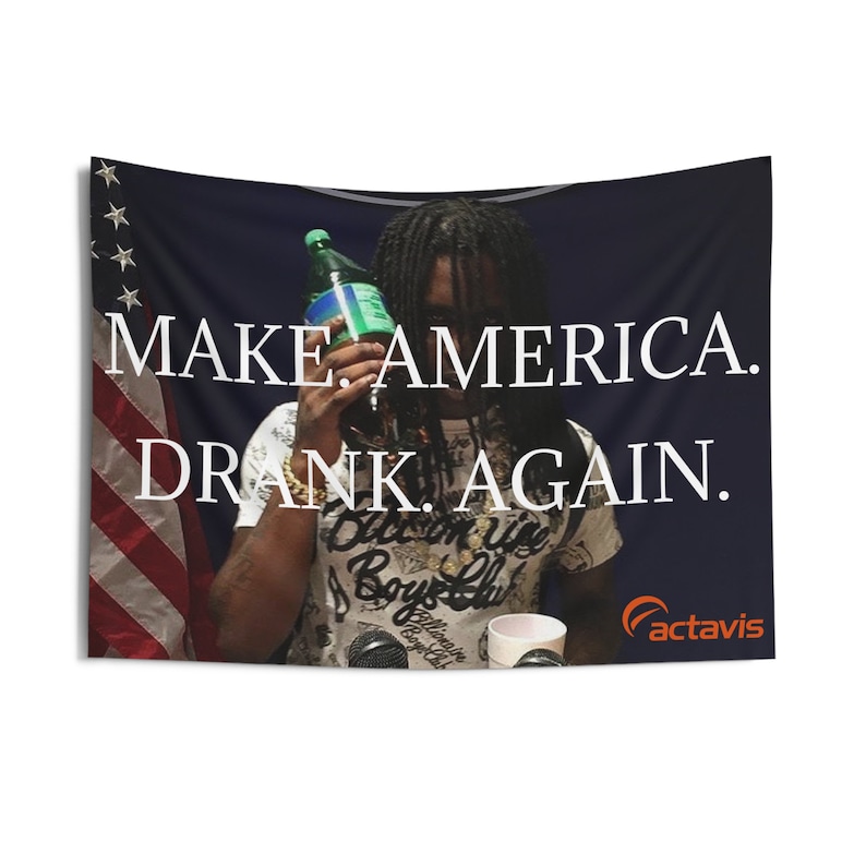 Chief Keef Flag Tapestry | Hip Hop Wall Decor & Rapper Art | Music Fan ...
