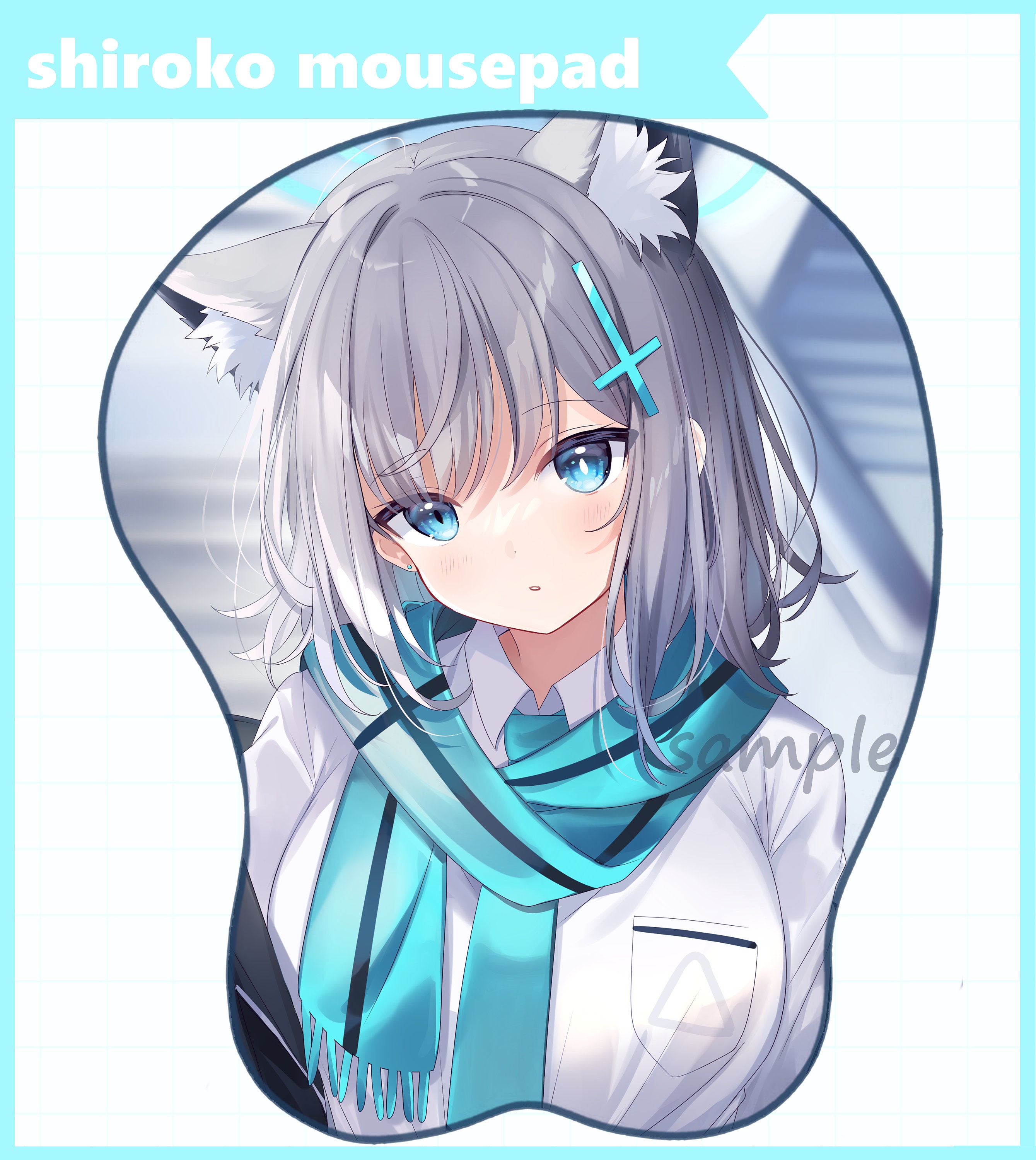 Blue Archive Shiroko 3D Mousepad - Etsy