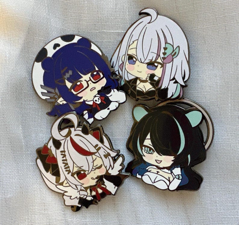 Phase Connect and Indie Vtuber Enamel Pins - Etsy