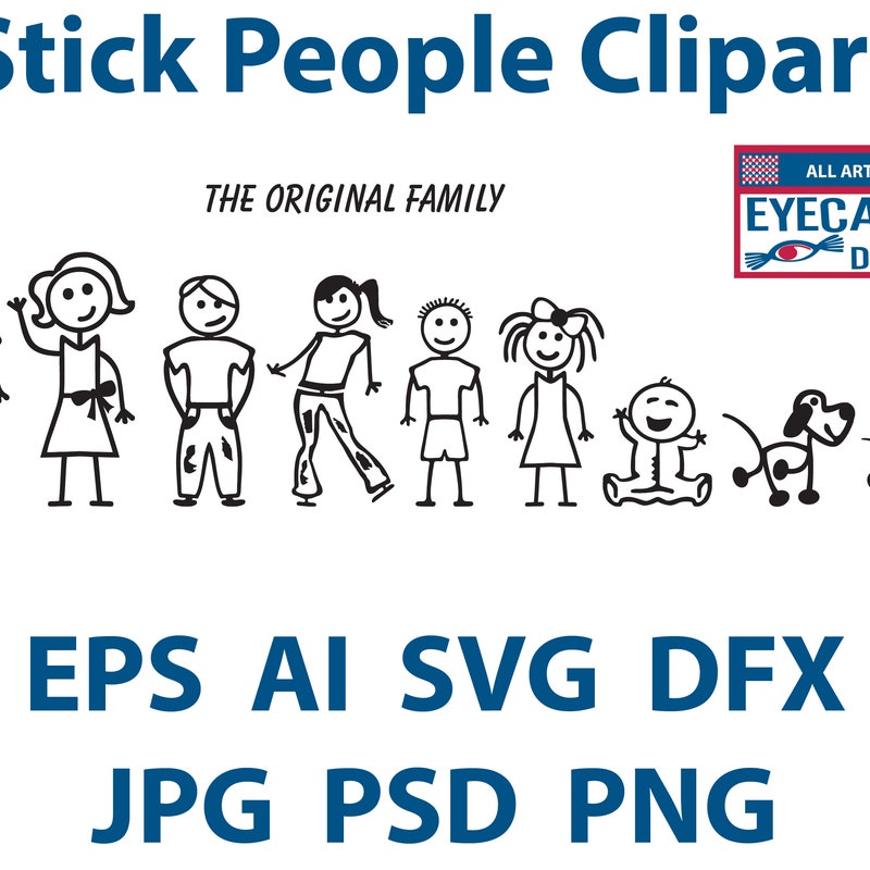 Stick People - Etsy