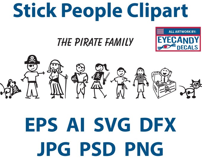 Christmas Stick Figure Pets Clipart Clip Art Vectors, Christmas Stick ...