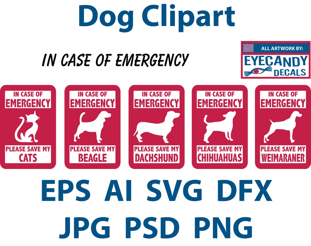 Save My Dog Vector Clipart - Etsy