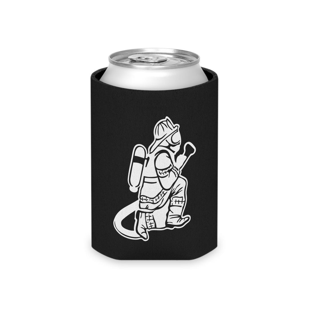 Fire Fighter Can Cooler, Fire Department Beverage Holder, Insulated 12 ...