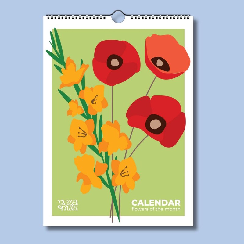Flower Calendar - Etsy