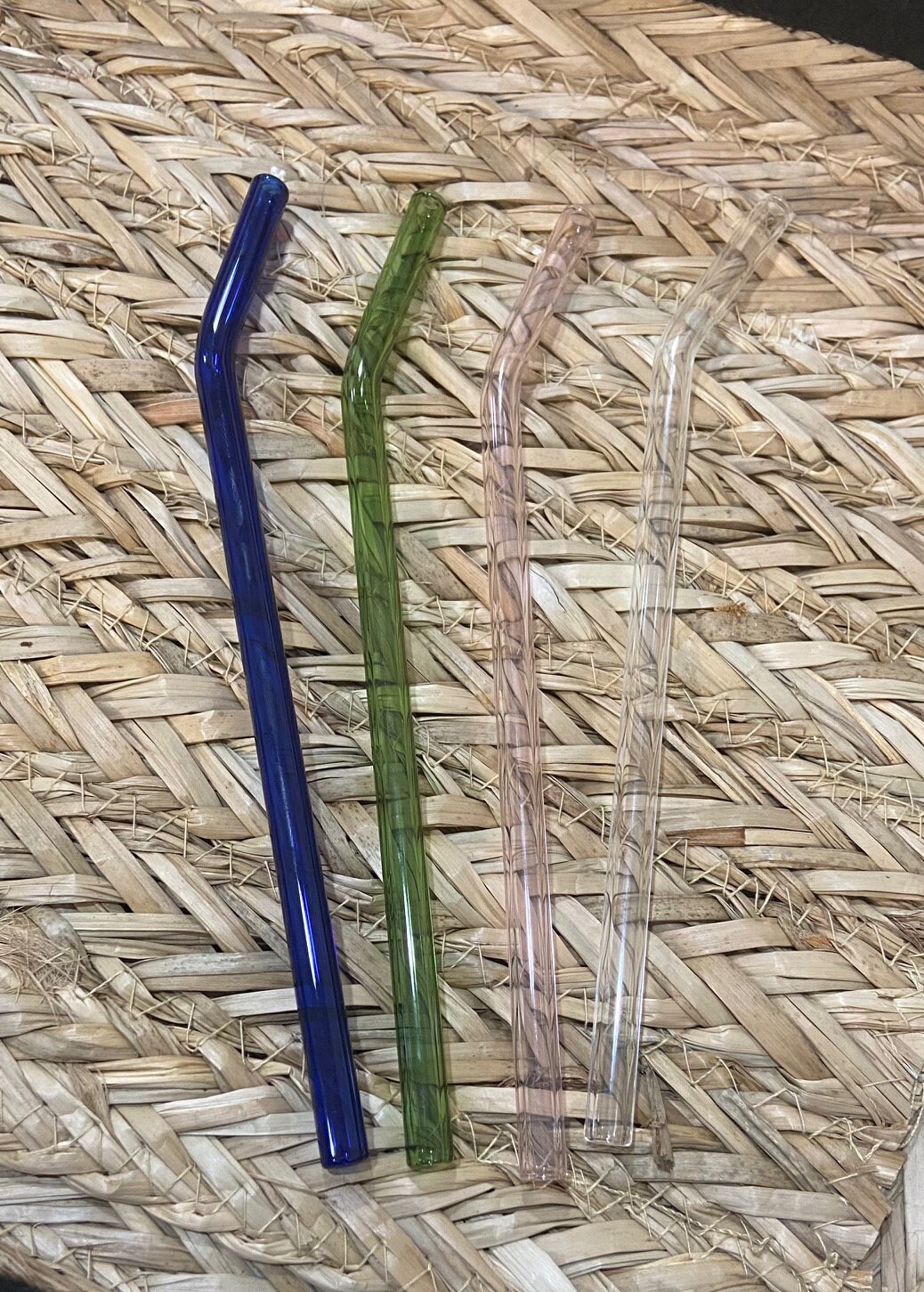 Colored Glass Straws | Reusable Straws | Eco Friendly Straws | Colored ...